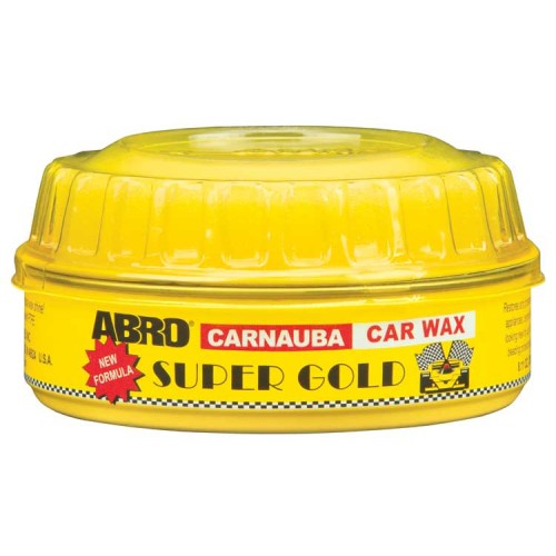 ABRO Super Gold Car Paste Wax - Αλοιφή Γυαλίσματος με Carnauba 230gr